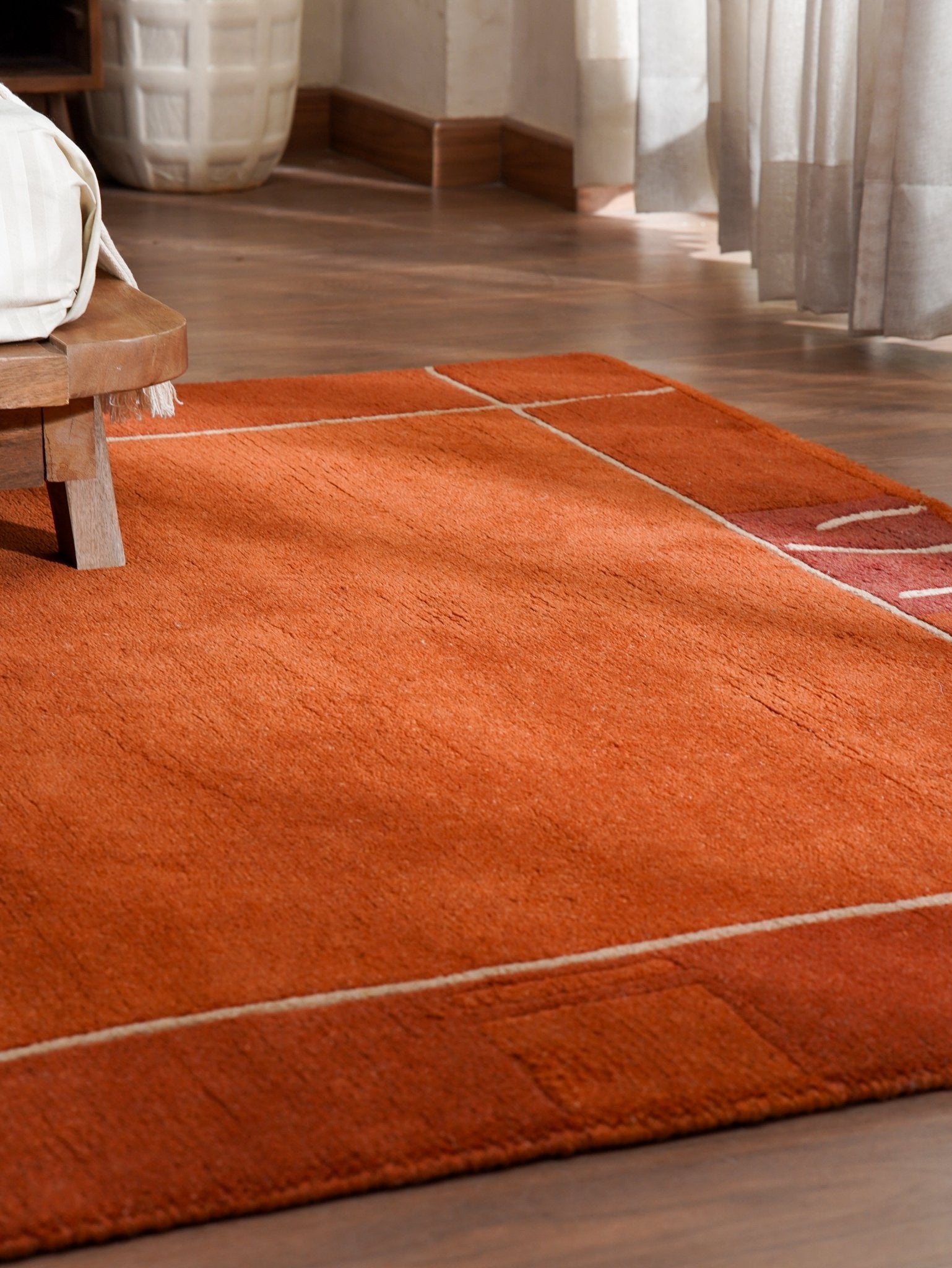 Iris Hand Knotted Tibbati Wool Rug