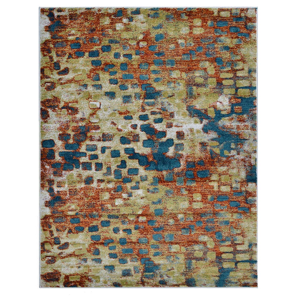 Pixel Harmon Machine Woven Heatset Rug